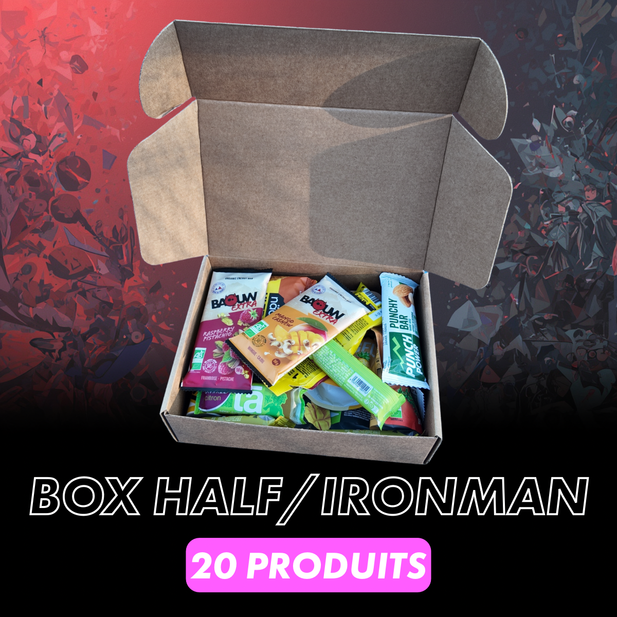 BOX HALF / IRONMAN - 20 PRODUITS – ONEPERF